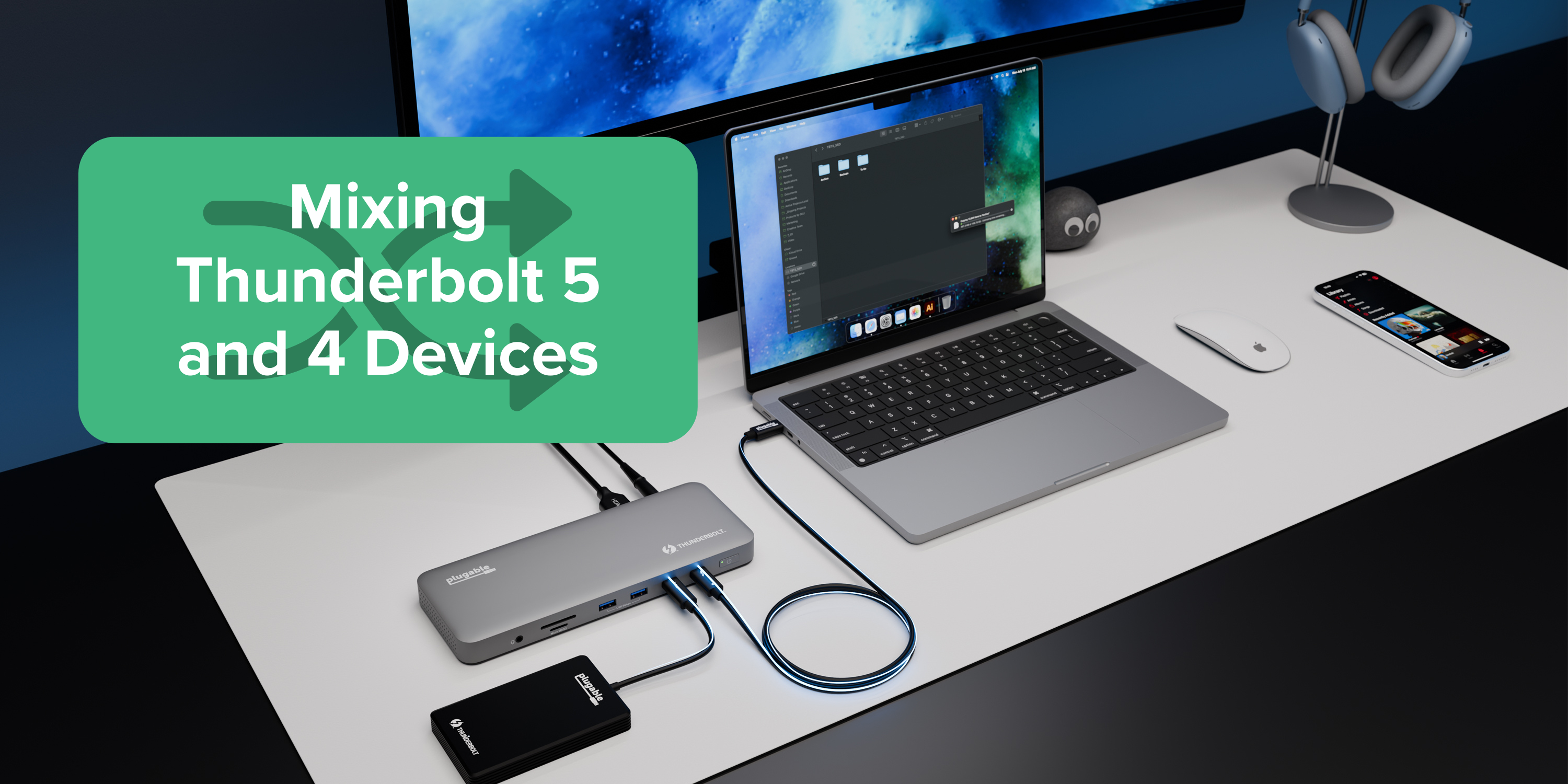 What To Expect When Mixing Thunderbolt 5 and 4 Devices ~ Plugable ...