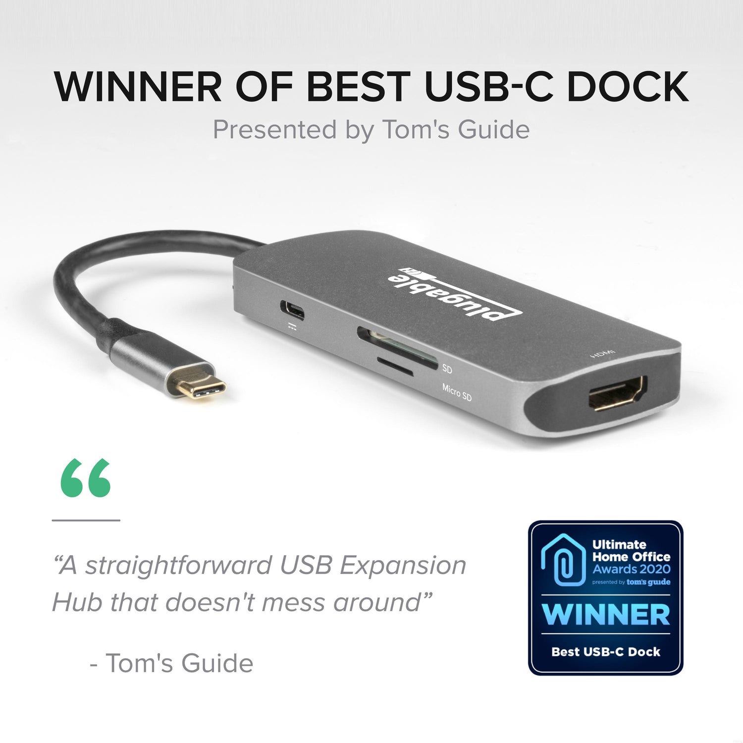 Plugable USB-C 7-in-1 Hub ~ Plugable Technologies