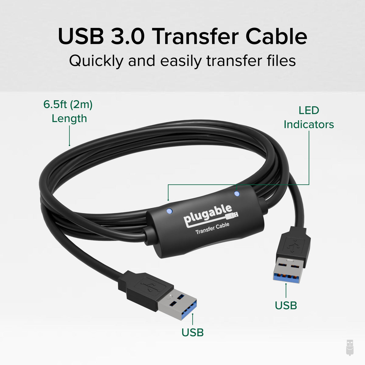 Plugable USB Windows Transfer Cable ~ Plugable Technologies