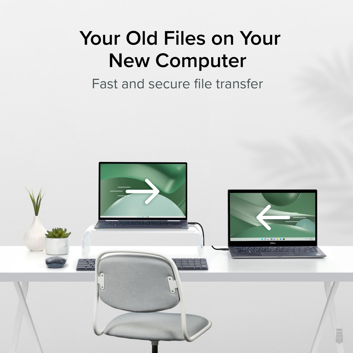 Thunderbolt™ 3 / 4 and USB4 Easy Transfer Cable ~ Plugable Technologies