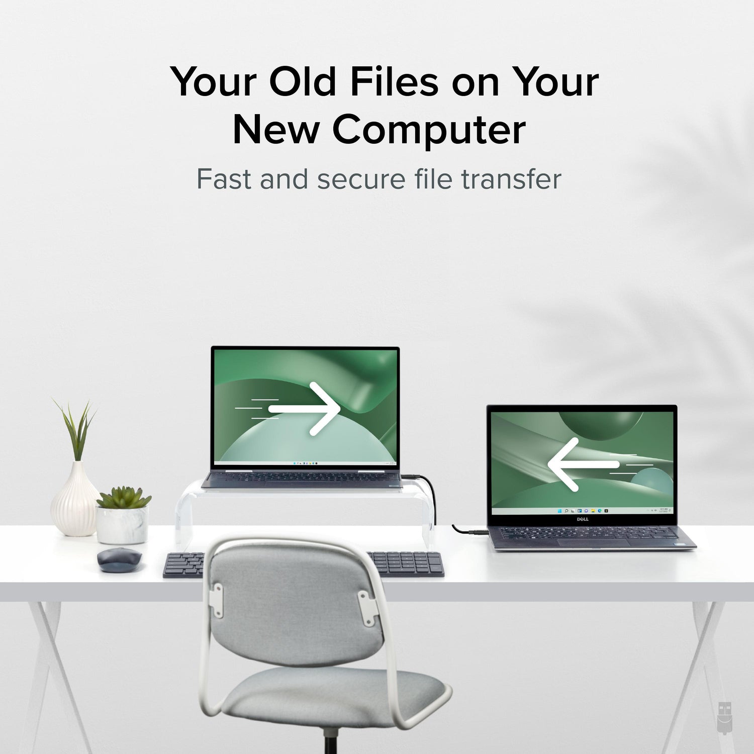 Thunderbolt™ 3 / 4 and USB4 Easy Transfer Cable ~ Plugable Technologies