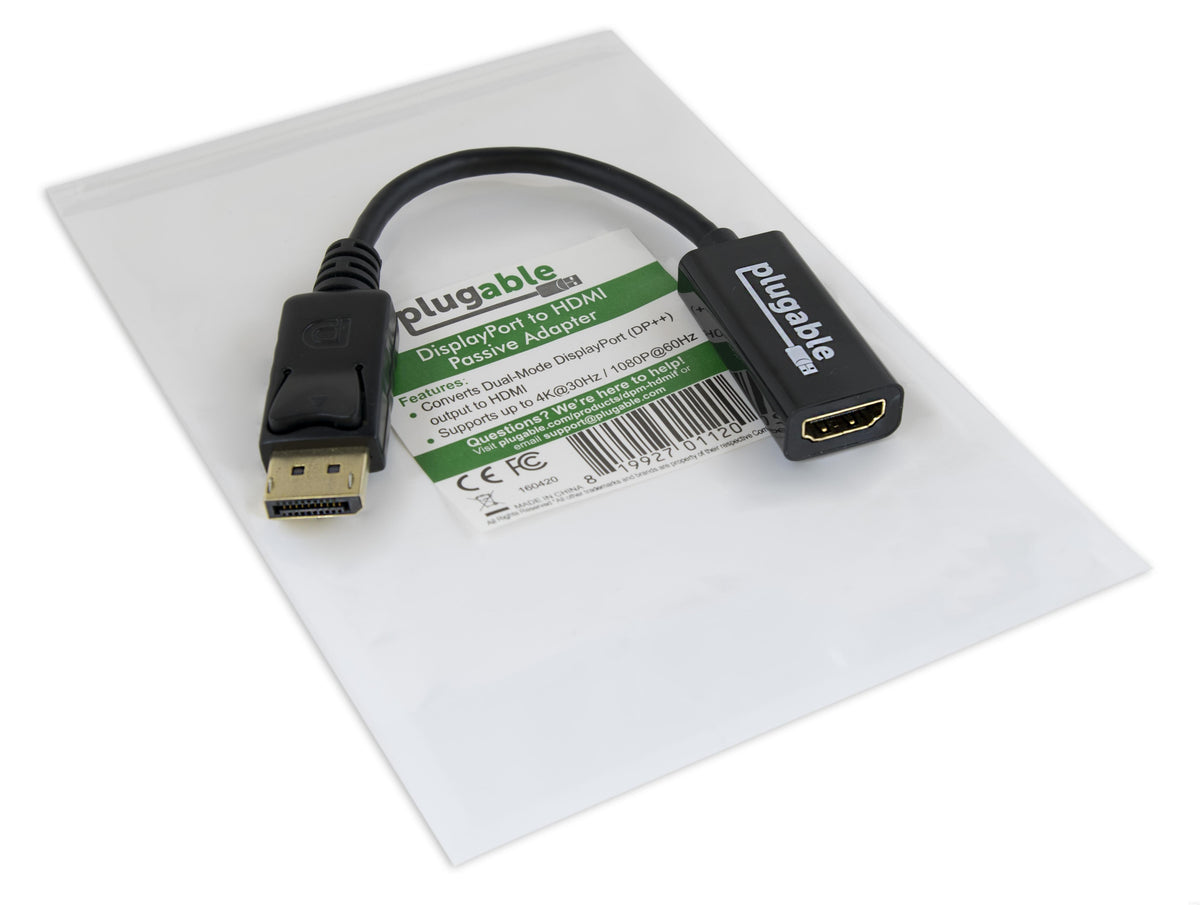 Plugable DisplayPort to HDMI Adapter (Passive) ~ Plugable Technologies