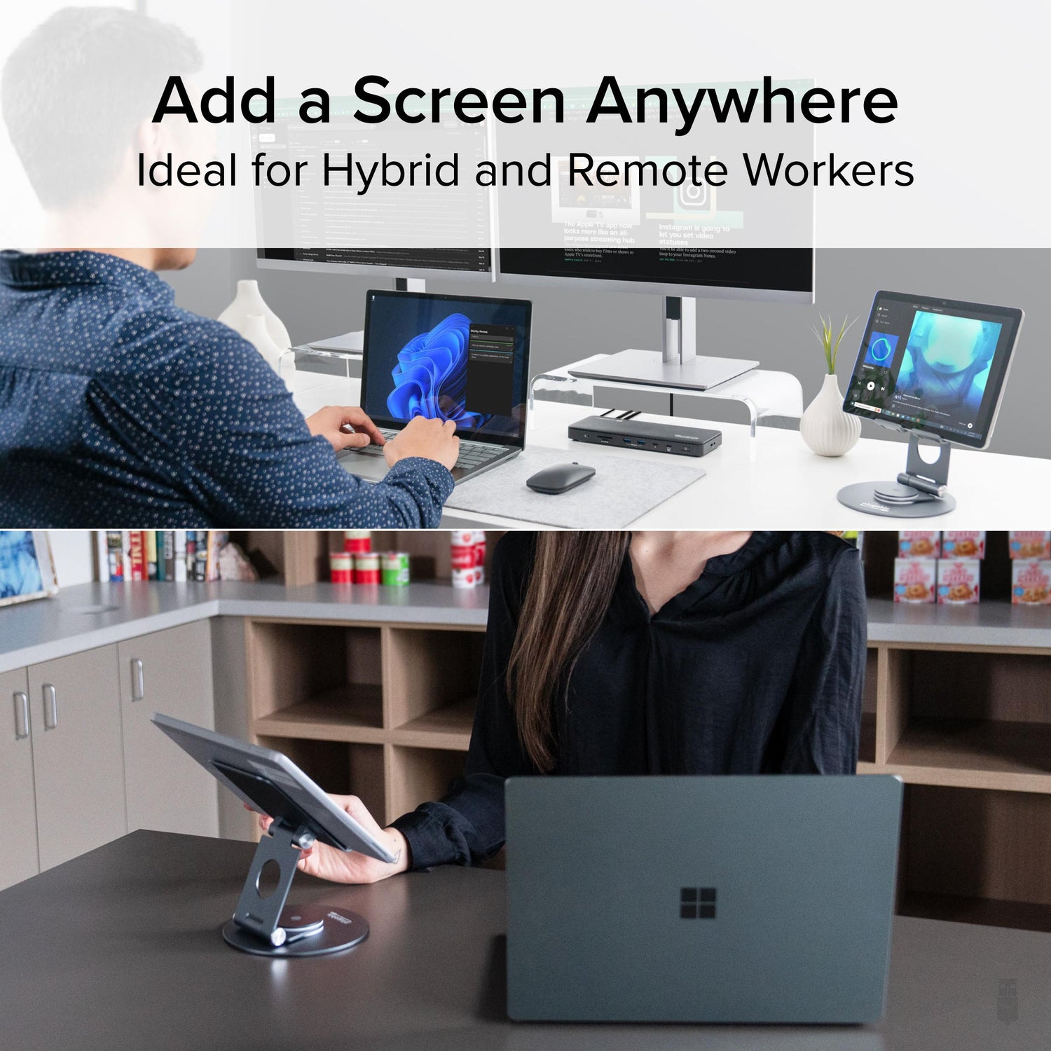 Plugable Universal Tablet Stand, 360° Rotating Base ~ Plugable Technologies