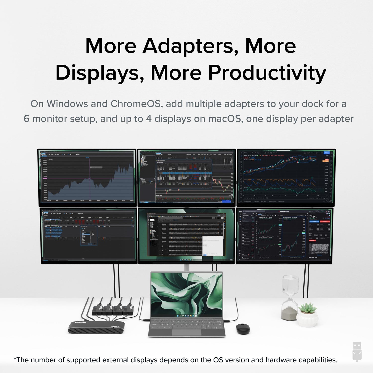 Plugable USB 3.0 4K DisplayPort Adapter for Multiple Monitors ...