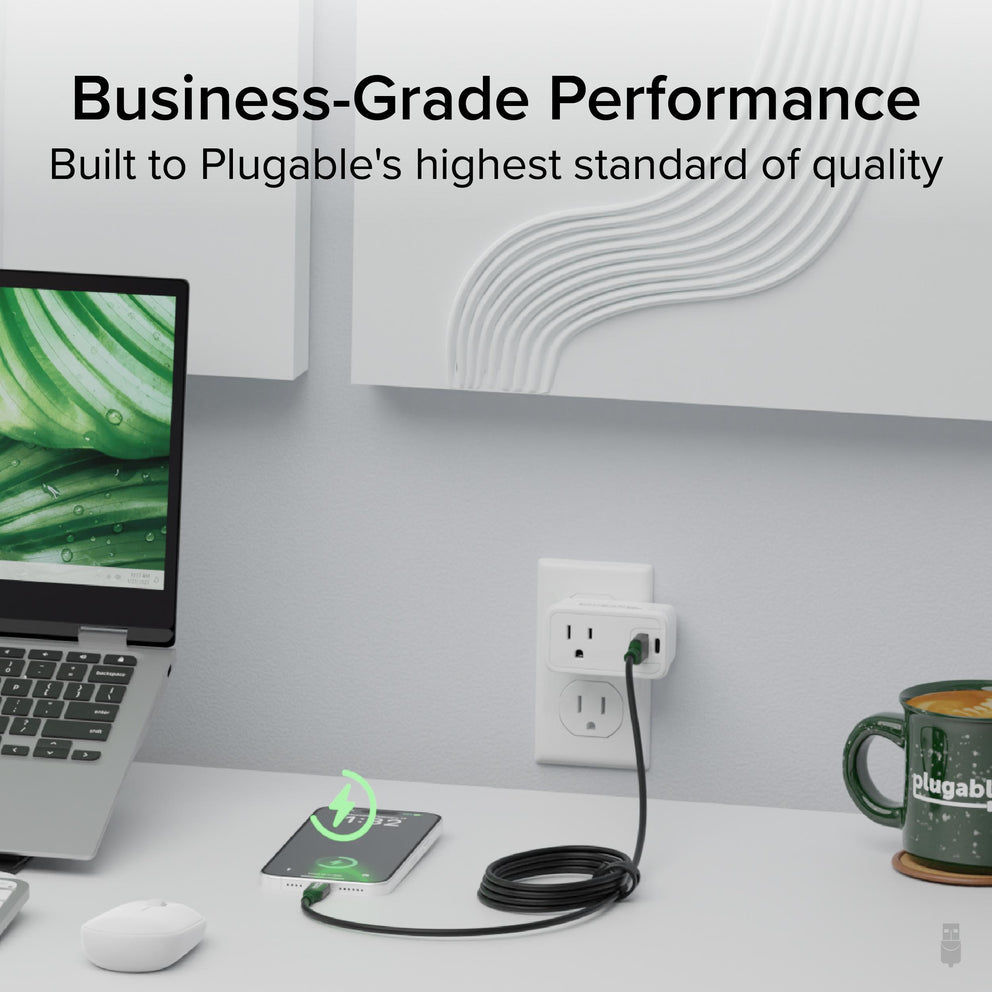 Plugable USB C to USB A Cable for Data and Charging (6.6ft / 2m ...