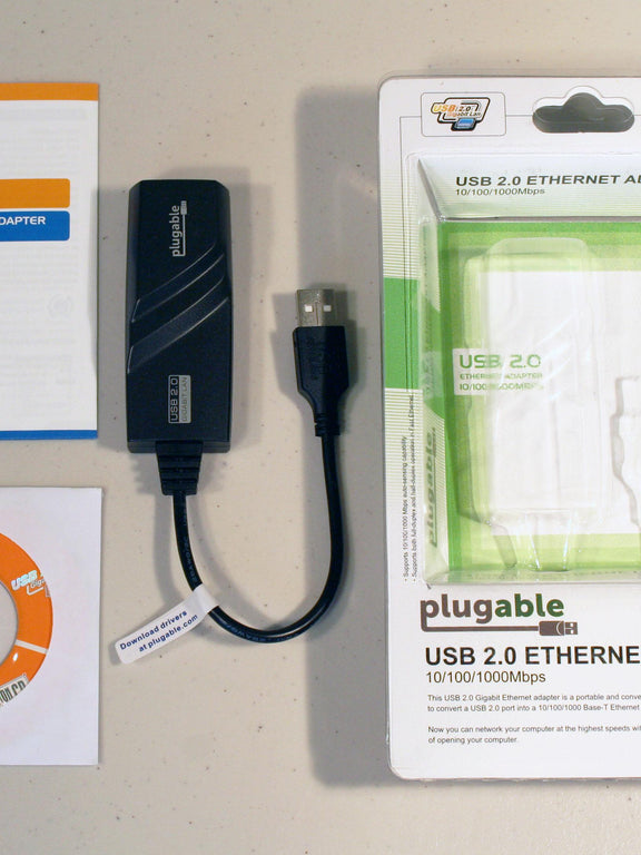 Plugable USB 2.0 10/100/1000 Gigabit Ethernet Adapter ~ Plugable ...