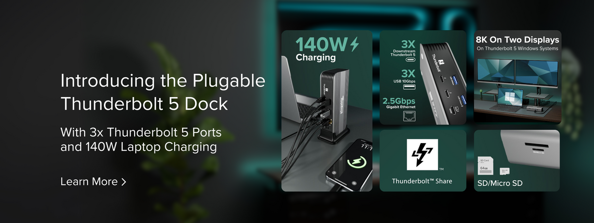 Plugable Launches 5 Display Dock, 10x Charger, 4x Display Adapter ...
