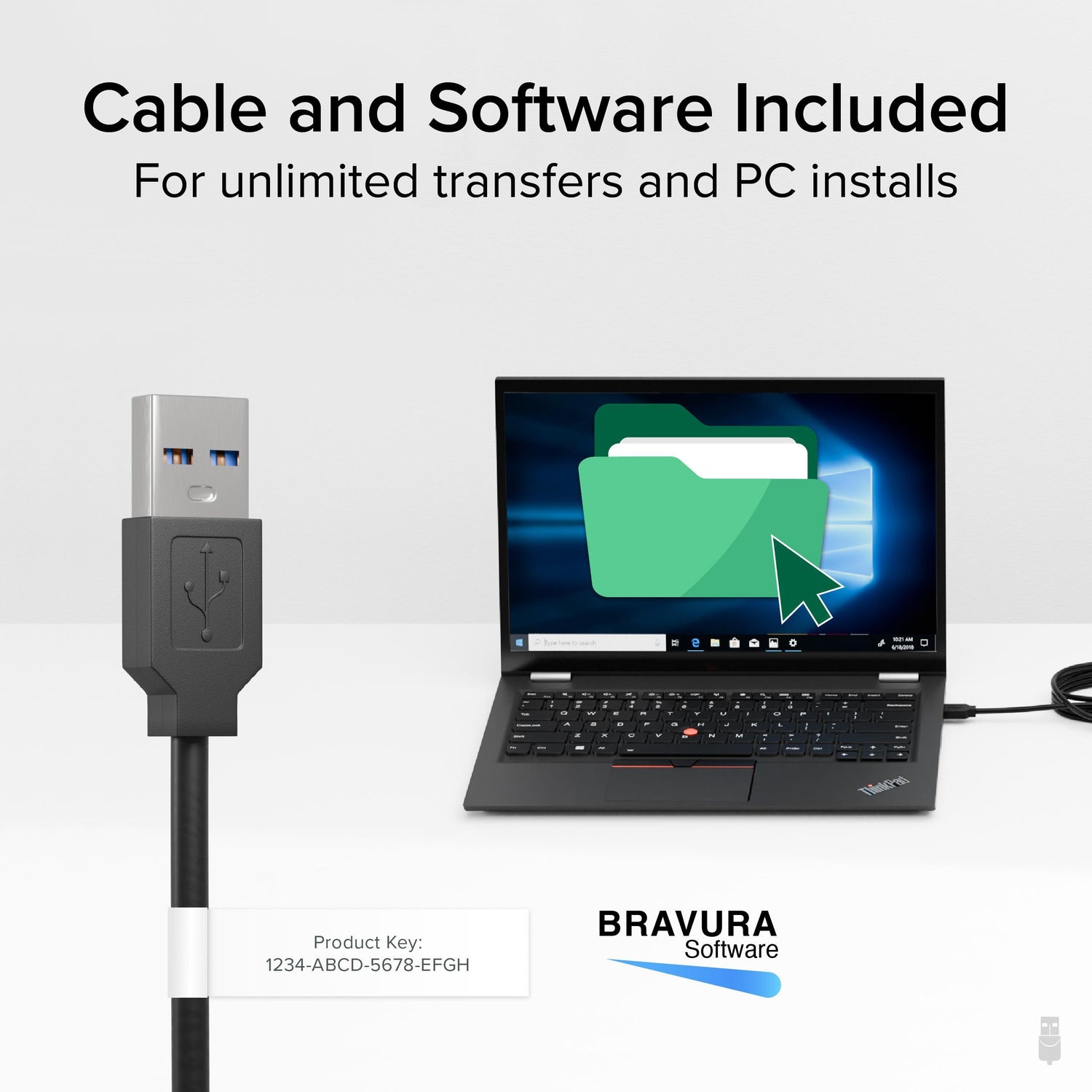 Plugable USB Windows Transfer Cable ~ Plugable Technologies