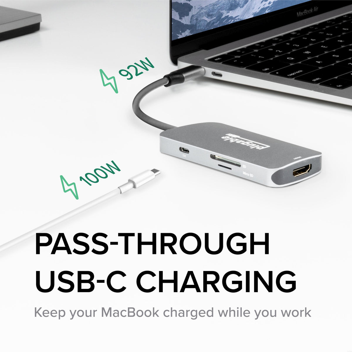 Plugable USB-C 7-in-1 Hub ~ Plugable Technologies