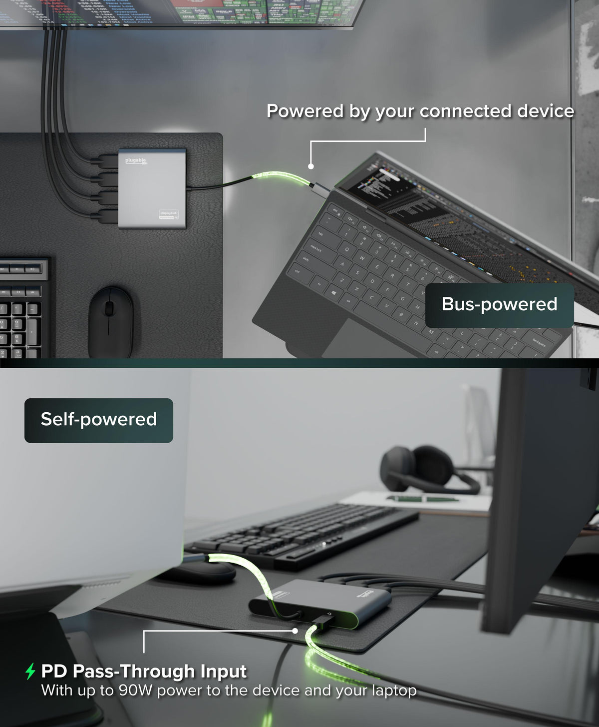 Plugable USB-C Quad 4K HDMI Graphics Adapter With up to 100W USB-C PD ~ Plugable Technologies