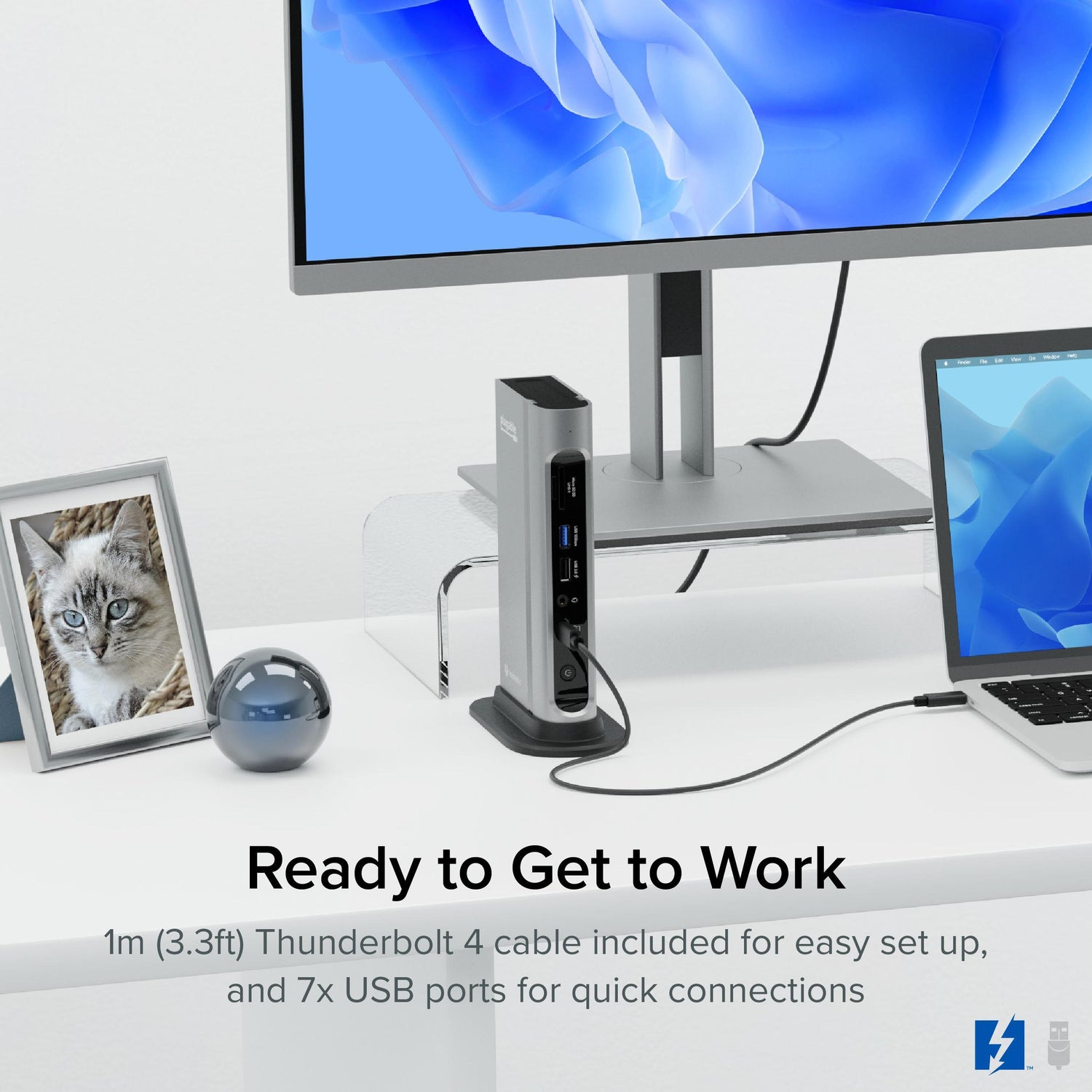 Plugable Thunderbolt™ 4 16-in-1 Docking Station for MacBook Air/Pro ...
