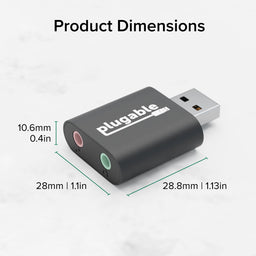 Plugable USB Audio Adapter ~ Plugable Technologies