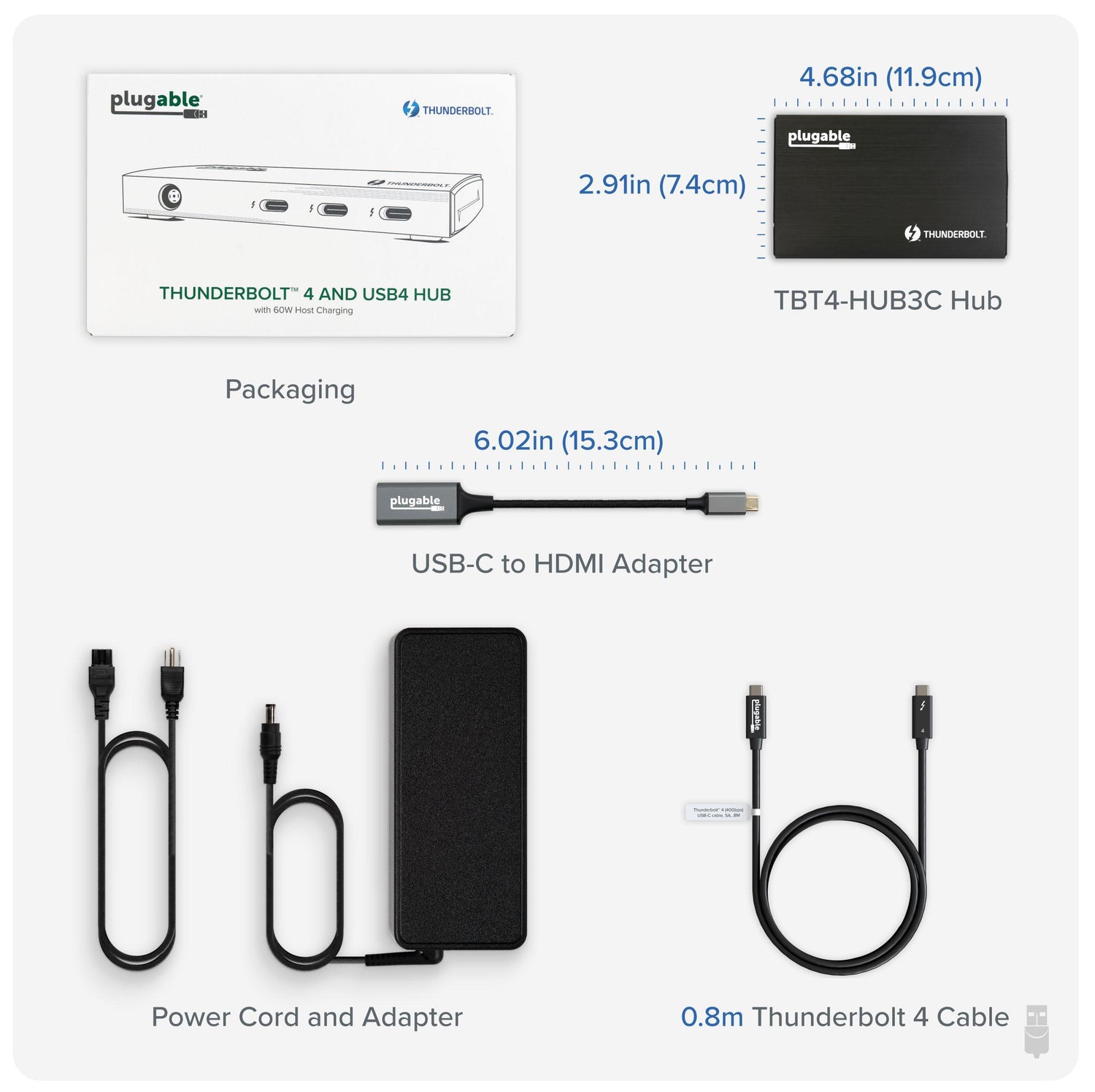 Plugable Thunderbolt 4 and USB4 Hub ~ Plugable Technologies
