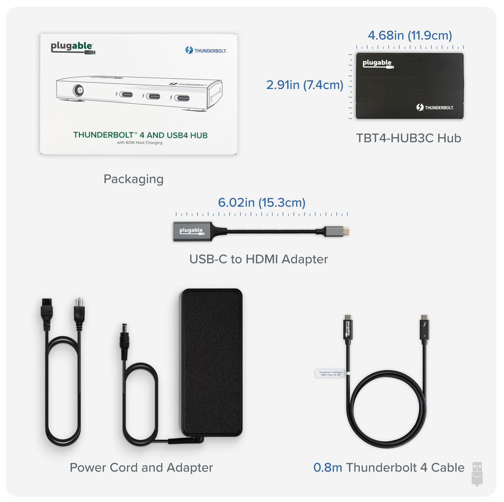 Plugable Thunderbolt 4 and USB4 Hub ~ Plugable Technologies