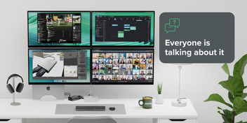 Productivity Impact of Multiple Monitors ~ Plugable Technologies