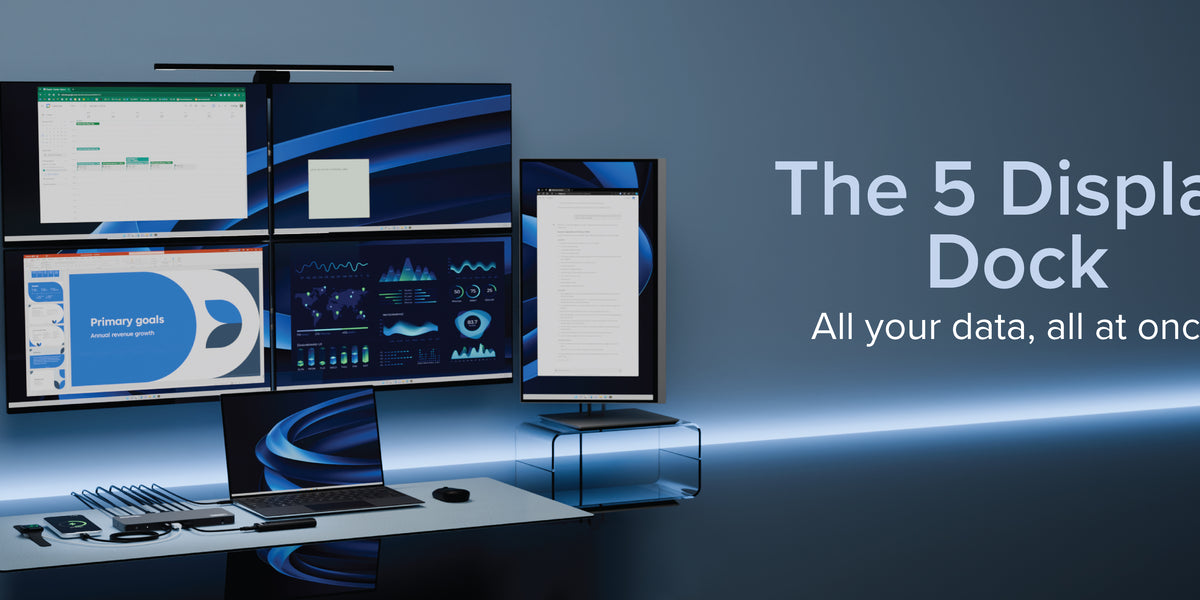 Plugable USB-C 5-Display Docking Station with HDMI 2.1 and 140W chargi ...