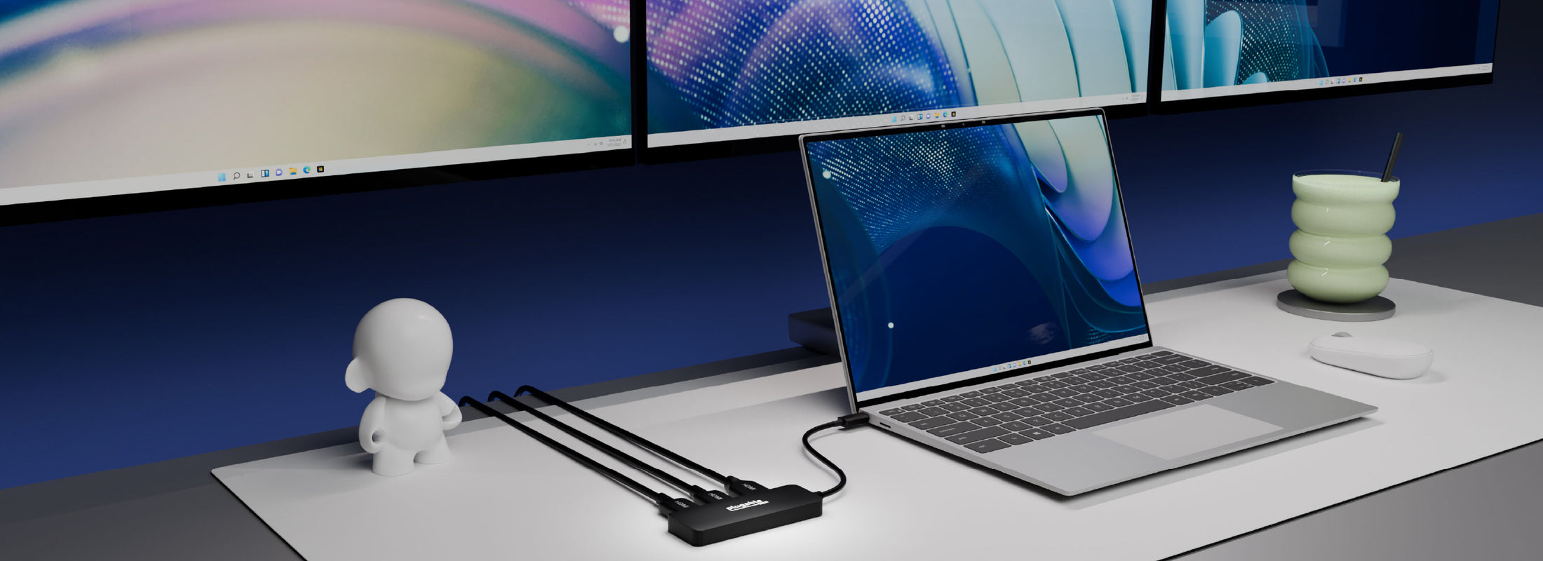 Plugable USB-C to HDMI Adapter for Triple Monitors ~ Plugable Technologies