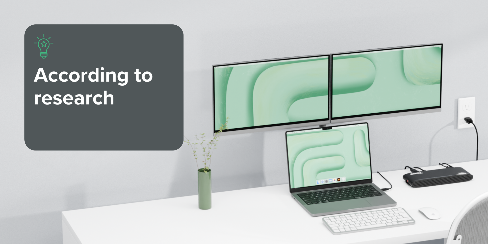 Productivity Impact of Multiple Monitors ~ Plugable Technologies