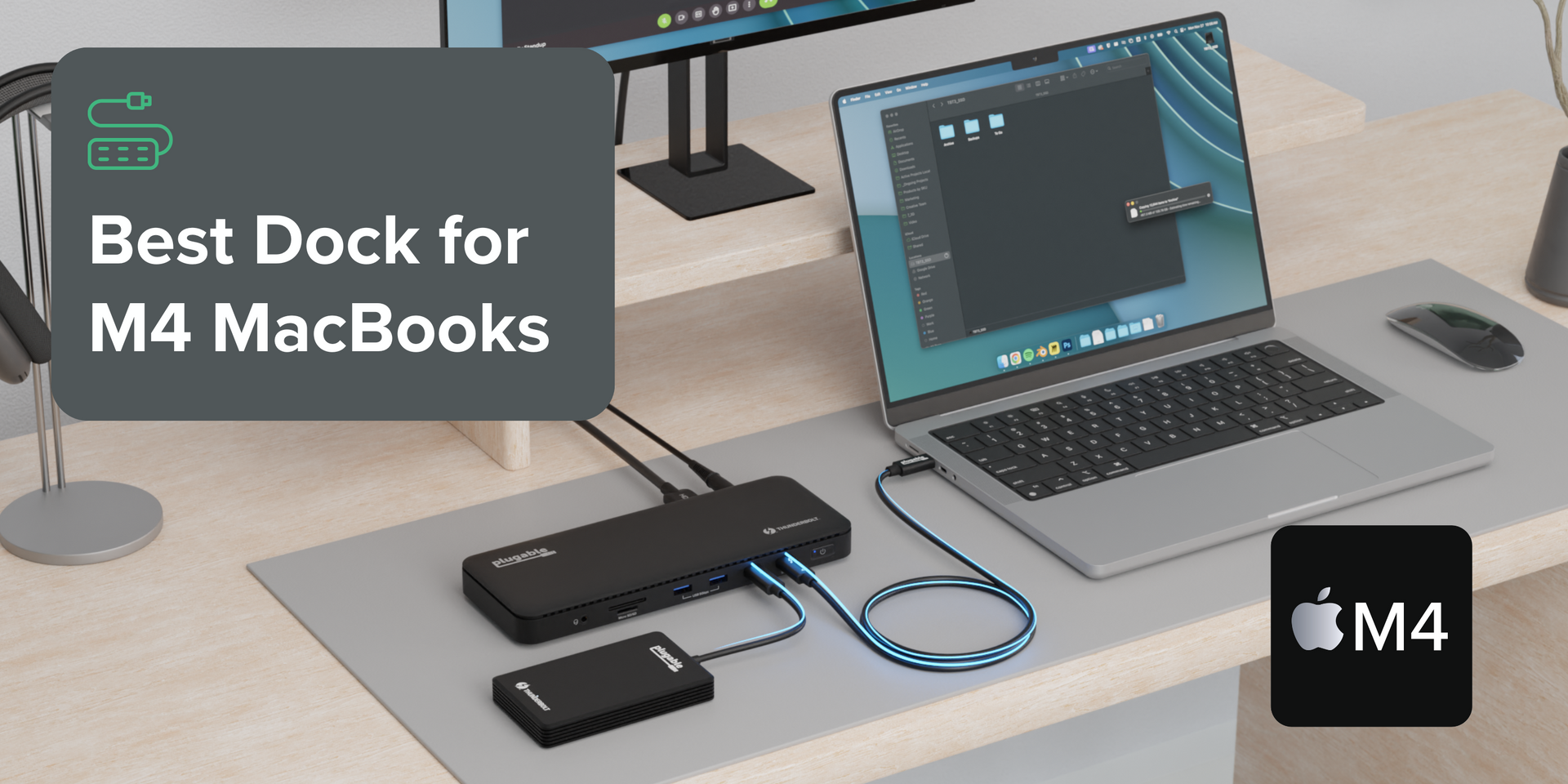 The Best Docking Station for M4 MacBooks ~ Plugable Technologies