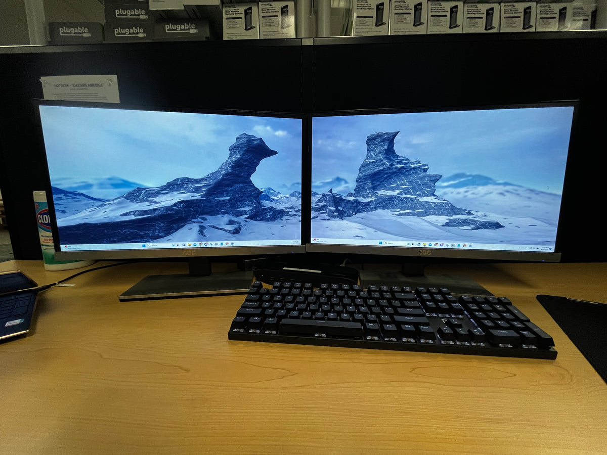 How to Span a Wallpaper Across Multiple Monitors ~ Plugable Technologies