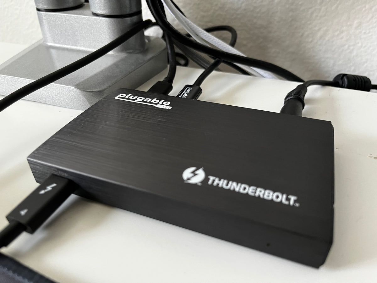 Setup Showcase: How I Use My KVM Monitor to Share Devices Between Two ~ Plugable Technologies