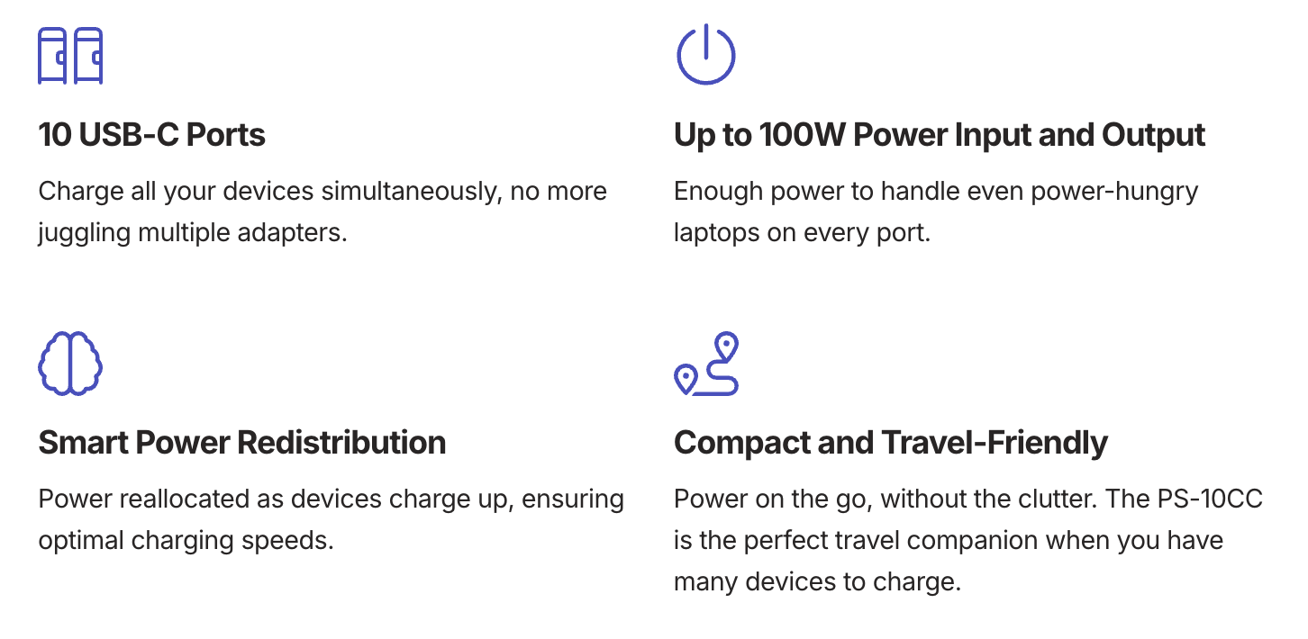 Kickstarter - Turn One USB-C Charger into 10 ~ Plugable Technologies