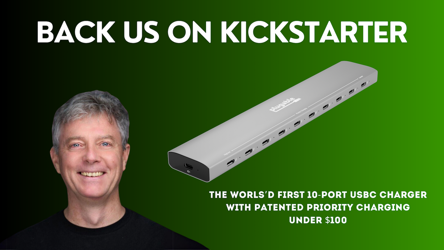 Kickstarter - Turn One USB-C Charger into 10 ~ Plugable Technologies