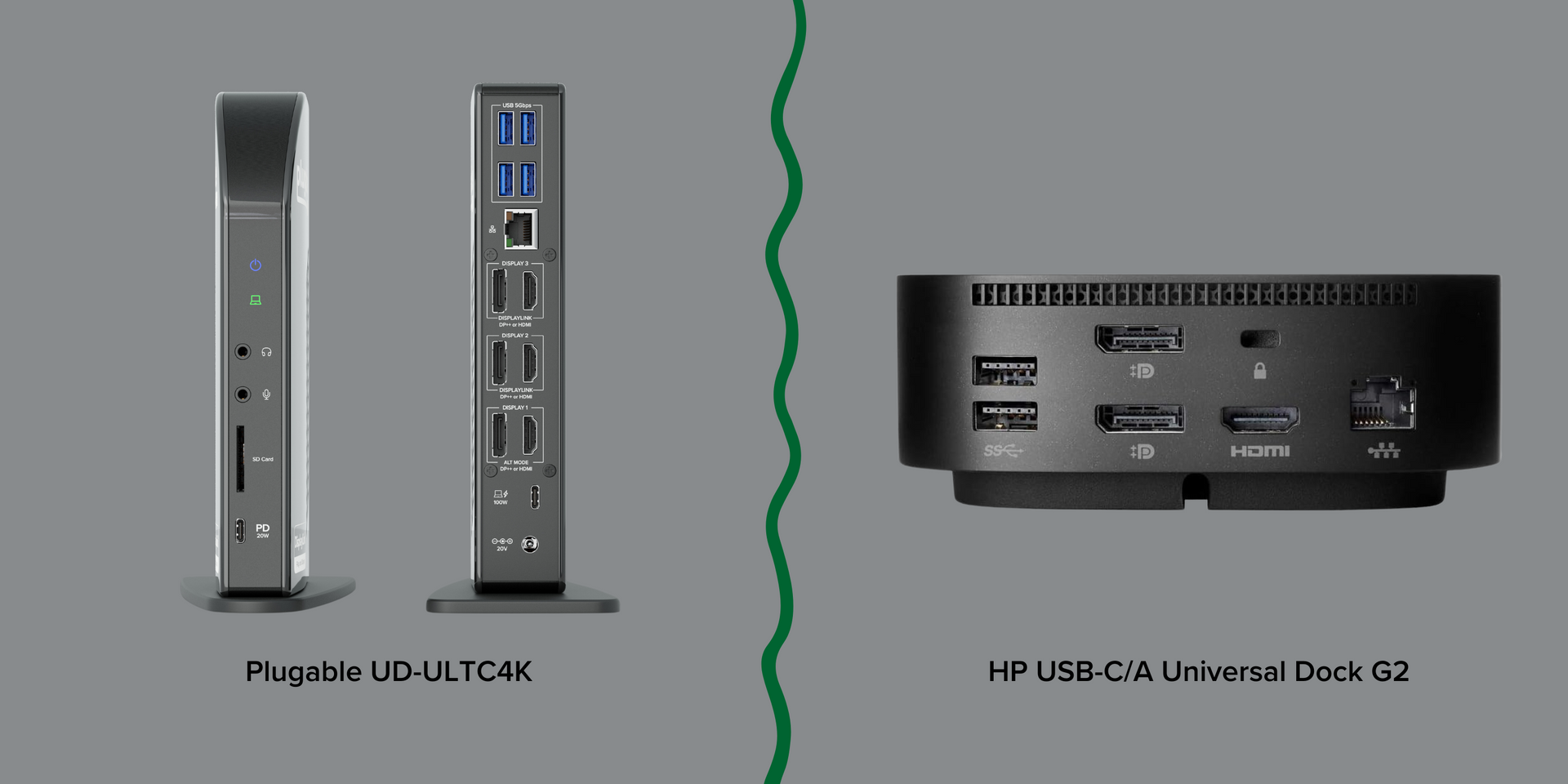 Plugable UD-ULTC4K vs HP USB-C/A G2: Best Docking Station for Laptops ...