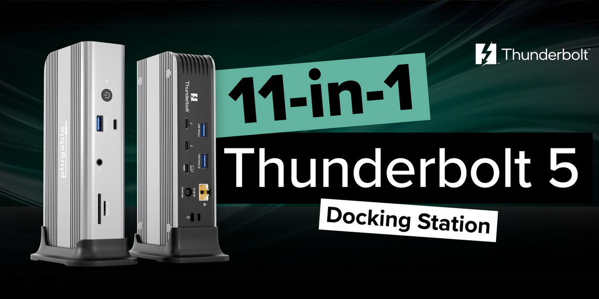 Plugable Launches Its First Thunderbolt™ 5 Docking Station with Thunderbolt™ Share ~ Plugable ...