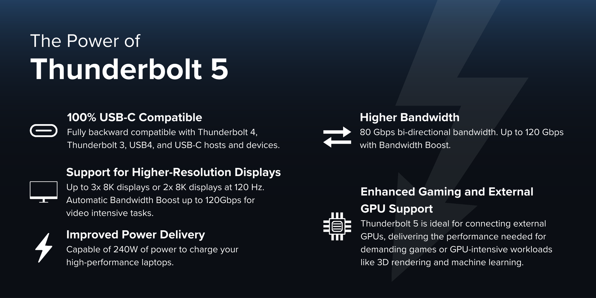 The Difference Between Thunderbolt 4 and Thunderbolt 5 ~ Plugable Technologies