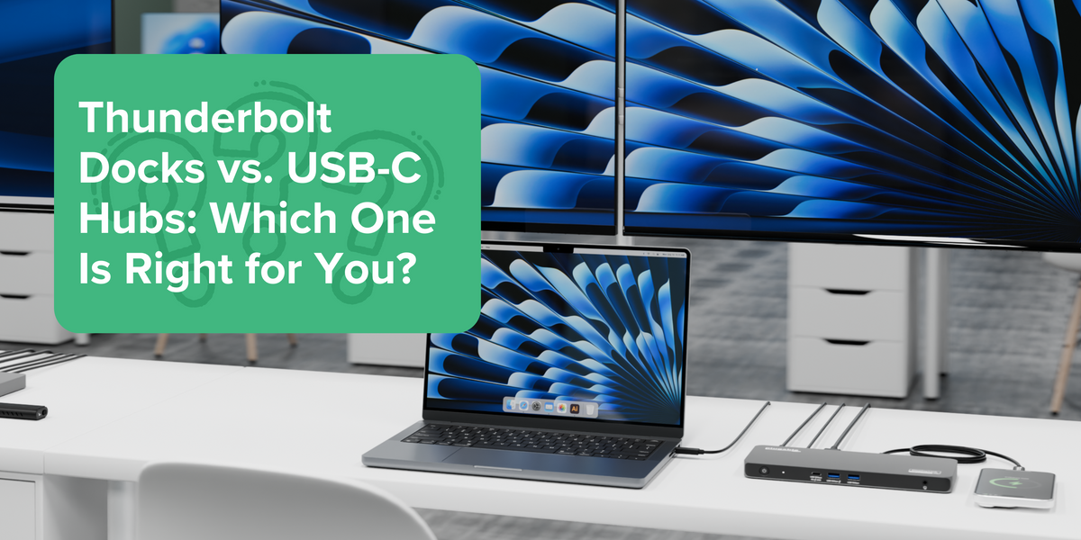Thunderbolt Docks vs. USB-C Hubs ~ Plugable Technologies