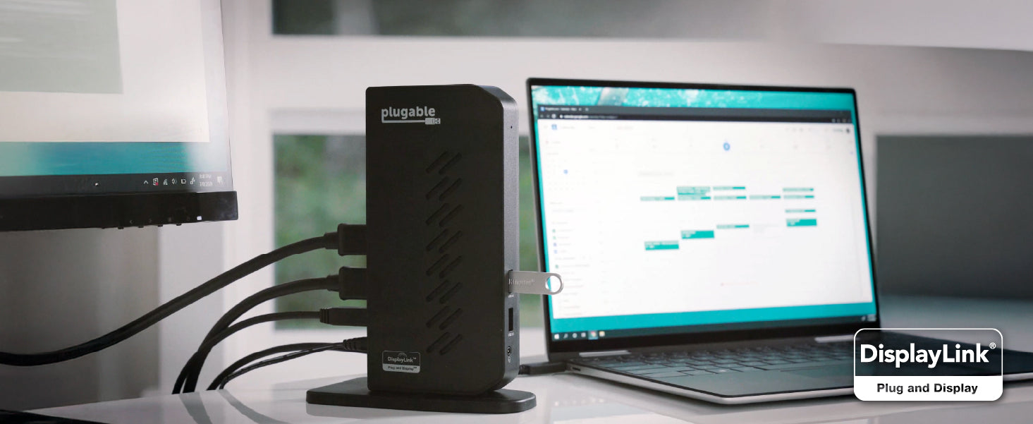 Plugable Dual Monitor Universal Docking Station ~ Plugable Technologies