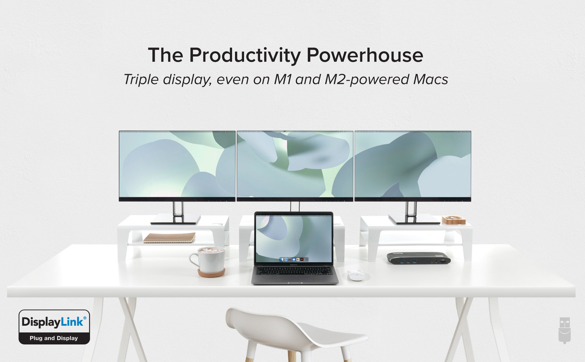 Plugable USB-C Triple Monitor Docking Station with 3x HDMI Ports, 100W ...