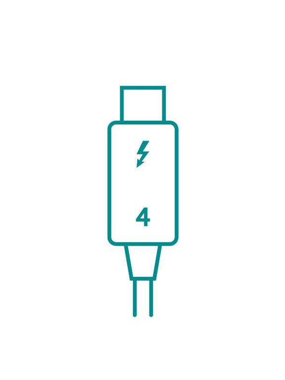 Plugable Thunderbolt 4 Cable (6.6ft/2m) ~ Plugable Technologies