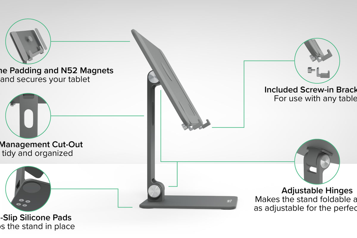 Plugable Magnetic iPad Tablet Stand for iPad Pro 12.9” – Plugable ...
