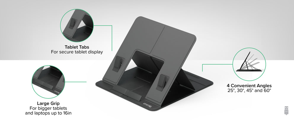 Plugable Portable Foldable iPad Tablet and Laptop Stand ~ Plugable ...