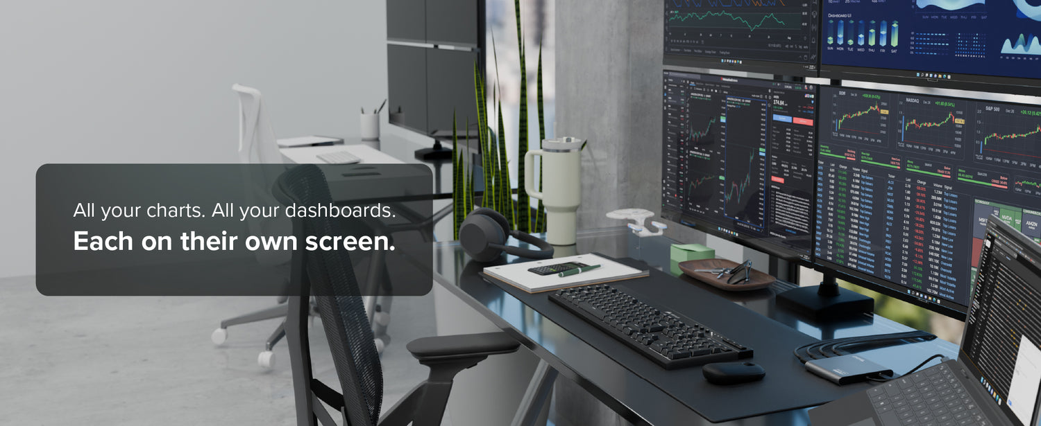 Plugable USB-C Quad 4K HDMI Graphics Adapter With up to 100W USB-C PD ...