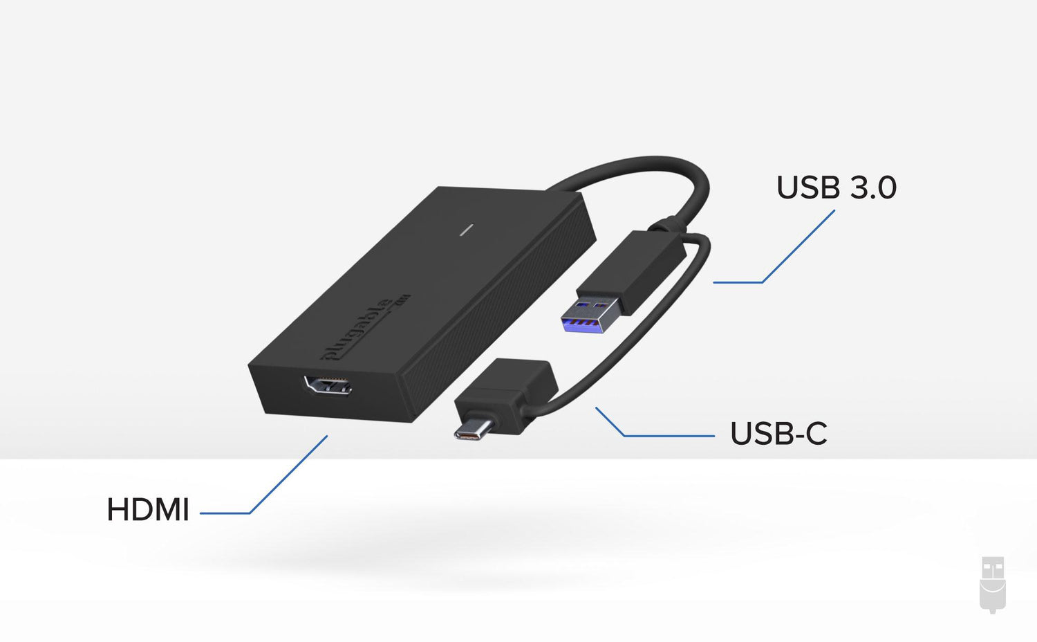 Plugable USB-C or USB 3.0 to HDMI Adapter ~ Plugable Technologies