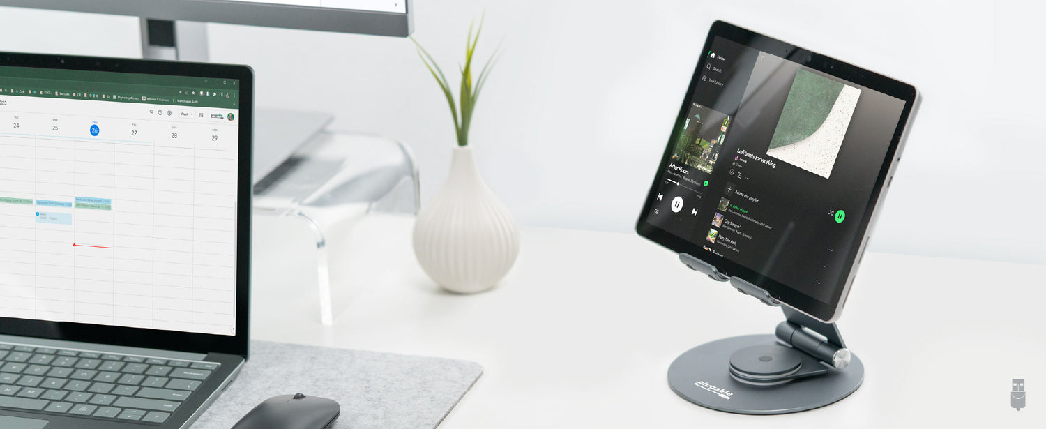 Plugable Universal Tablet Stand, 360° Rotating Base ~ Plugable Technologies