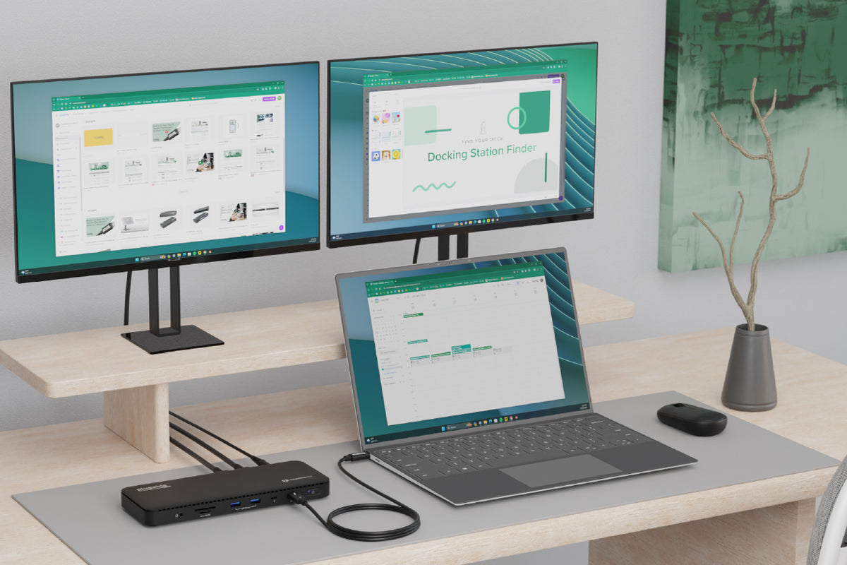 Plugable Thunderbolt 4 Dock for 4K Dual Monitors or Single 8K, 100W La – Plugable Technologies