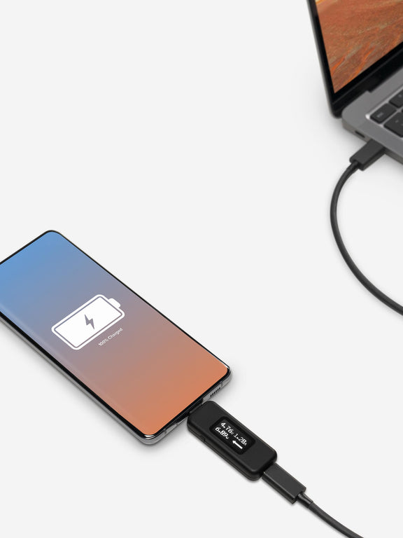Plugable USB-C Voltage and Amperage Meter ~ Plugable Technologies