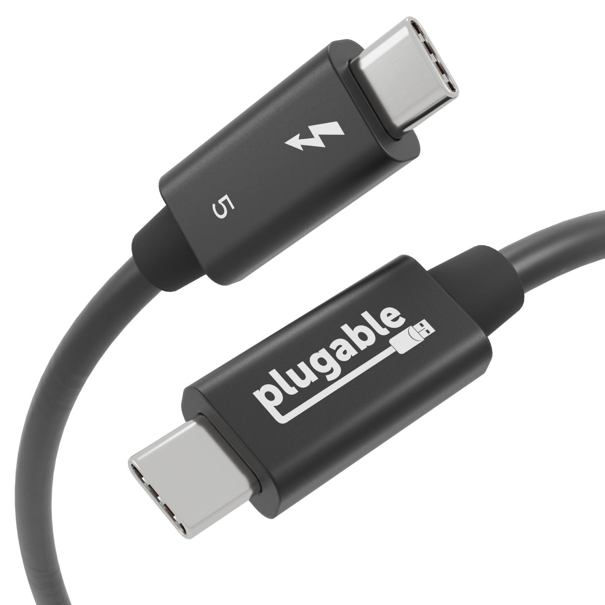 Plugable Thunderbolt 5 Cable 80Gbps (3.3ft/1m) ~ Plugable Technologies