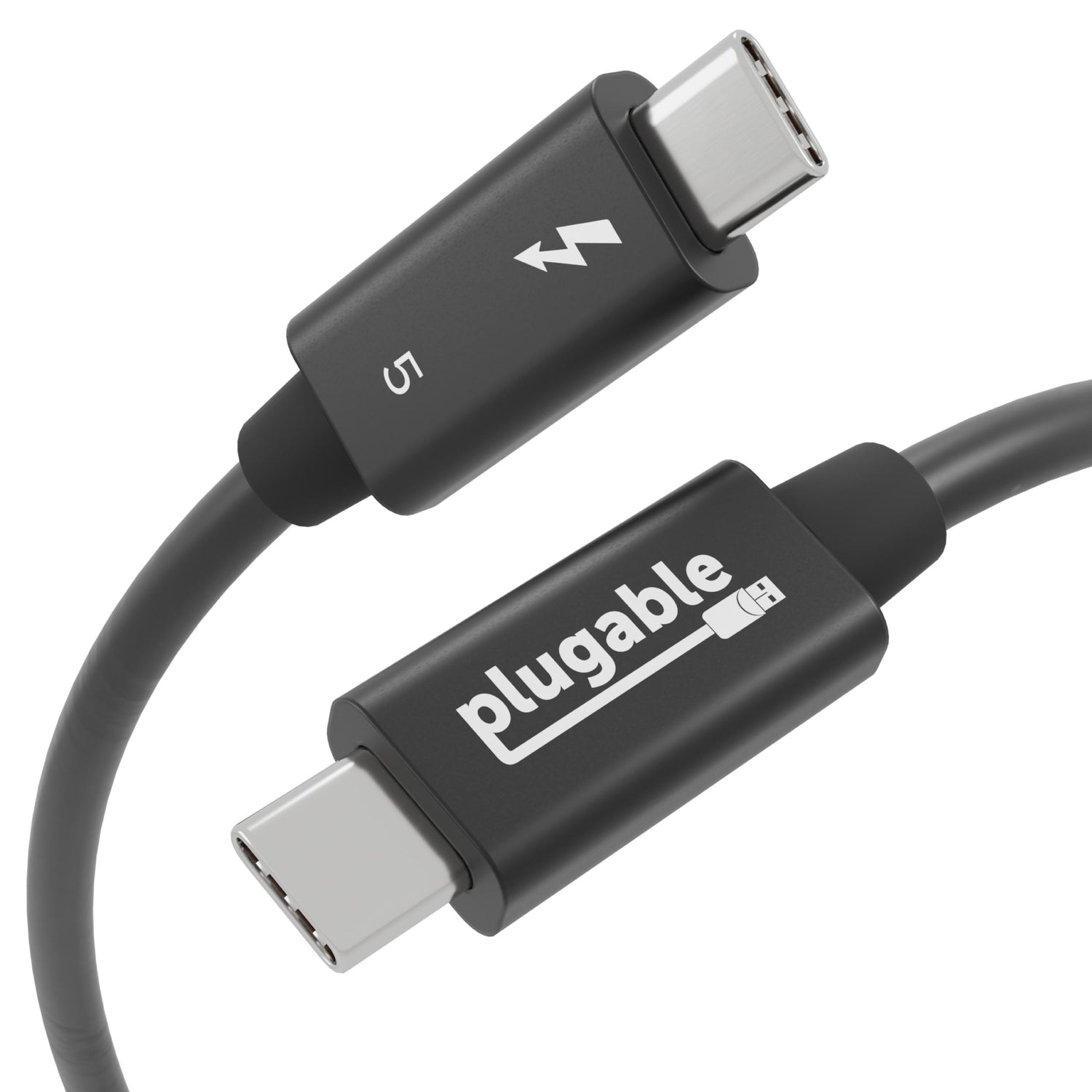 Plugable Thunderbolt 5 Cable 80Gbps (3.3ft/1m) ~ Plugable Technologies