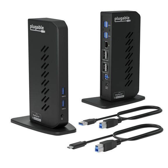 Plugable Universal Docking Station for Dual 4K Monitors ~ Plugable ...