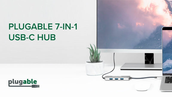 Plugable USB-C 7-in-1 Hub ~ Plugable Technologies