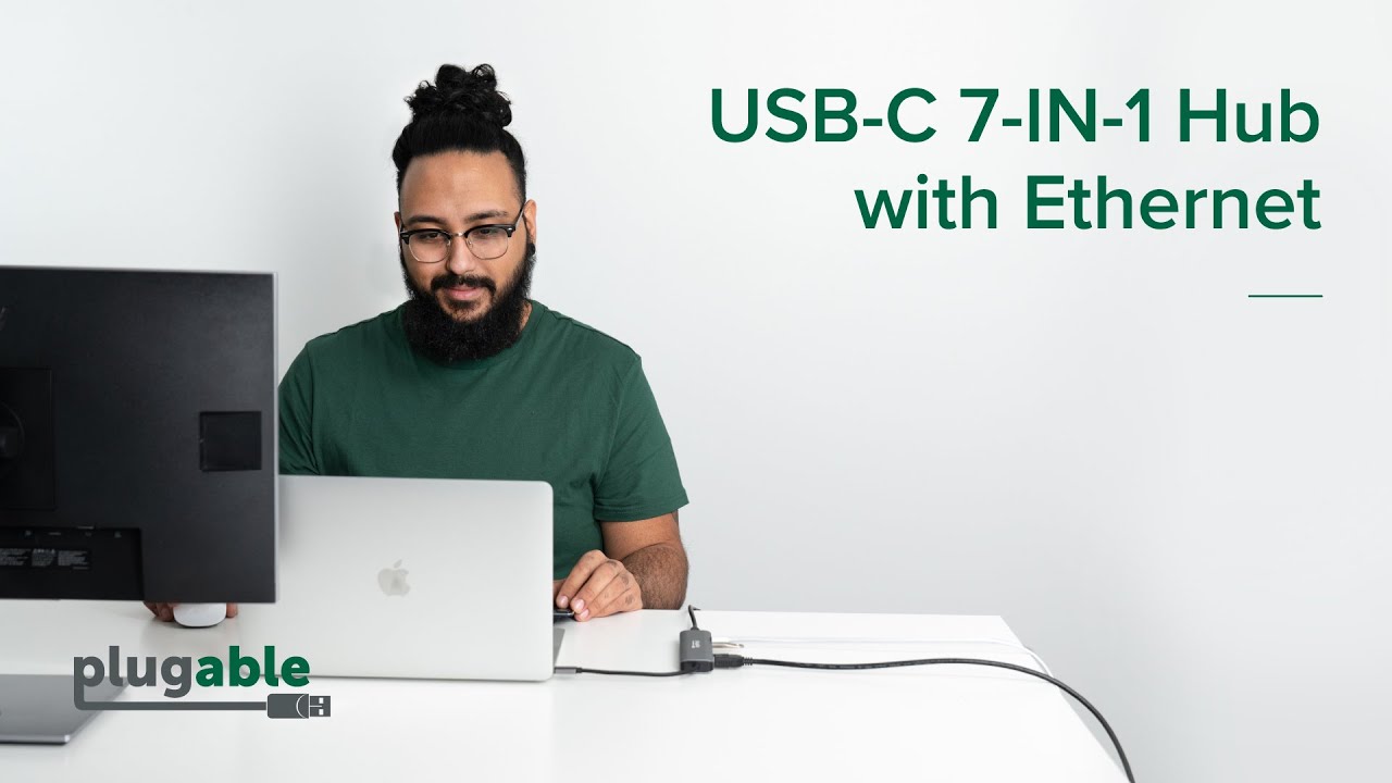 Plugable USB-C 7-in-1 Hub with Ethernet ~ Plugable Technologies