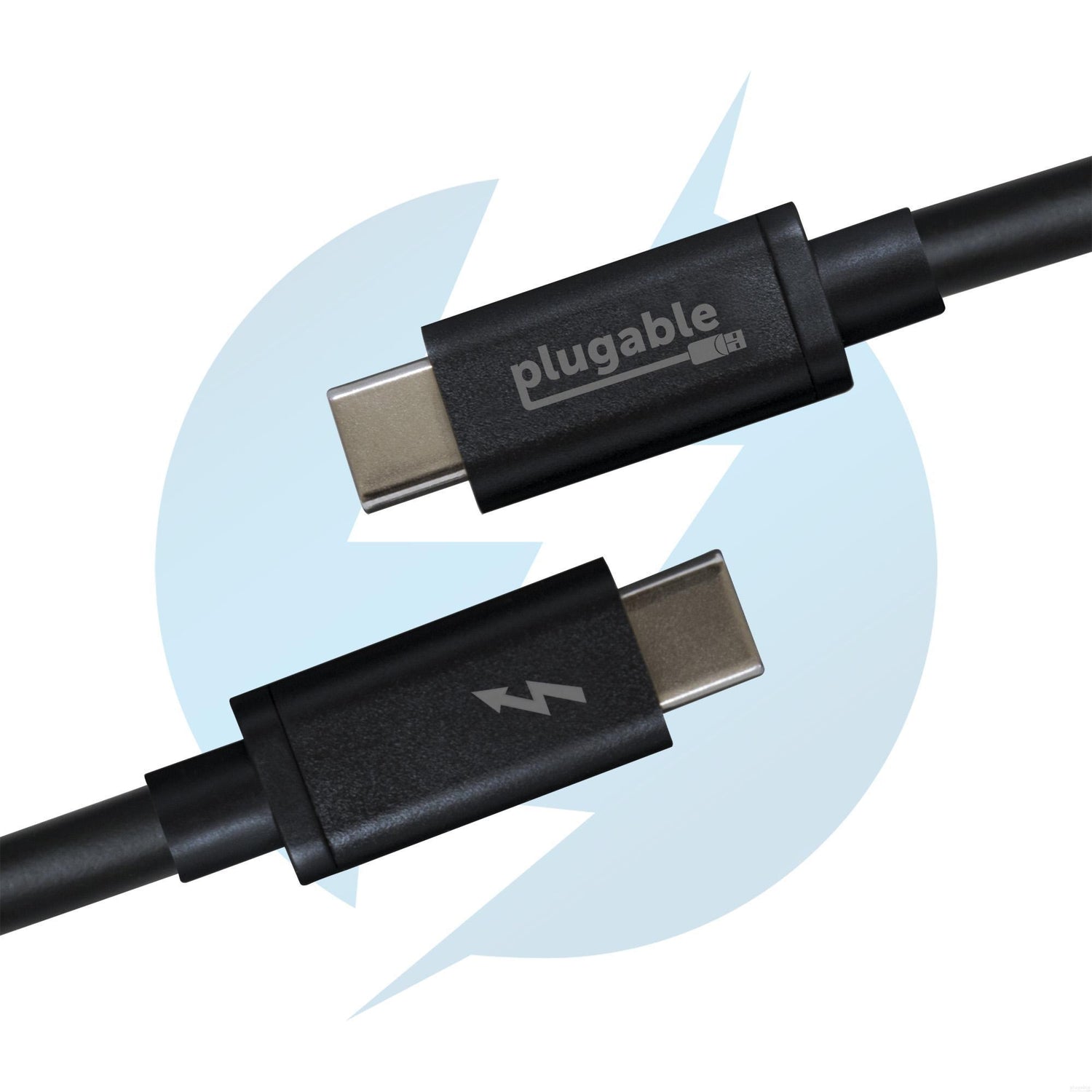 Plugable Thunderbolt 3 Cable (20Gbps, 6.6ft/2m) ~ Plugable Technologies