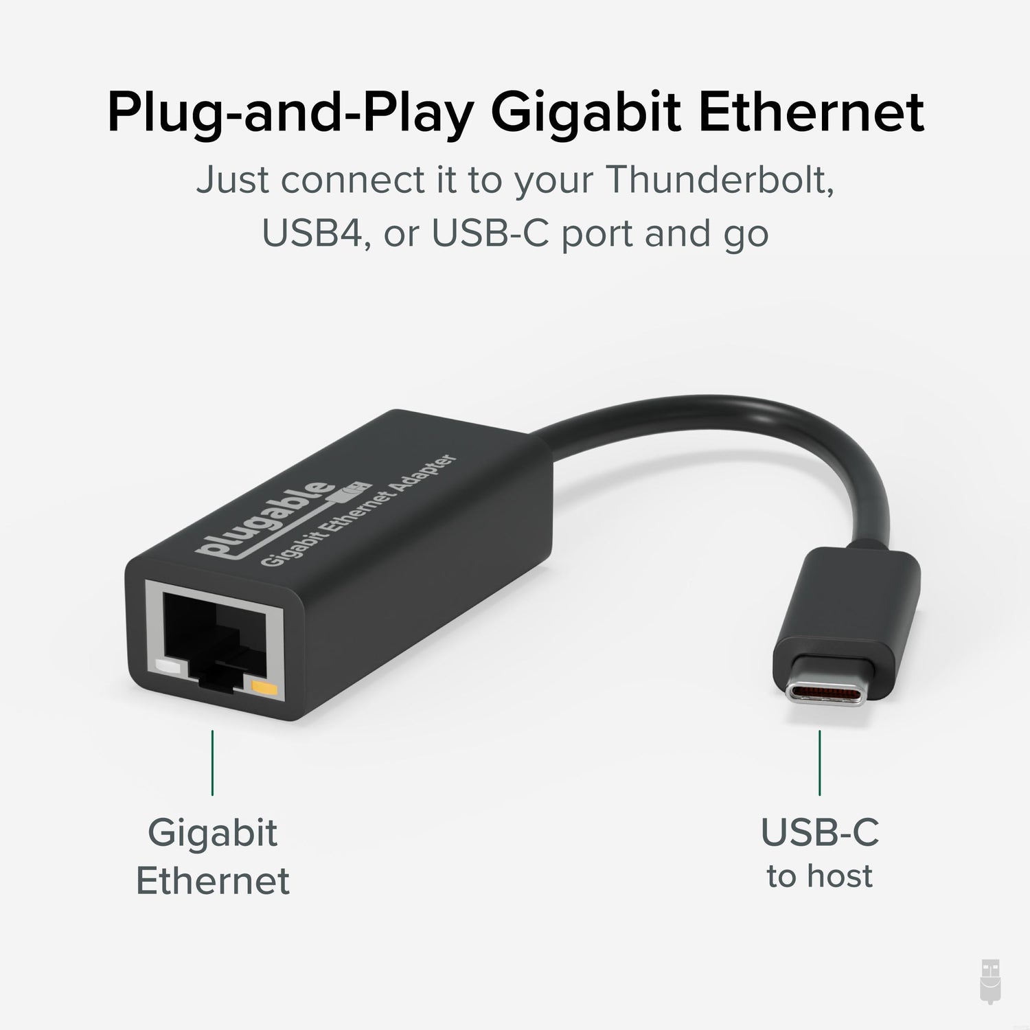 Plugable USB-C Gigabit Ethernet Adapter ~ Plugable Technologies
