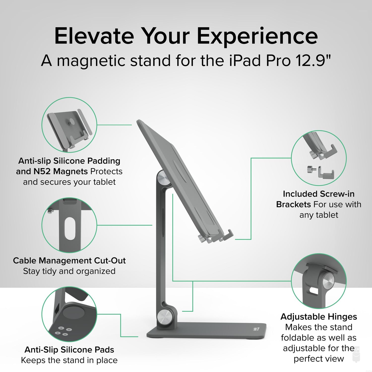 Plugable Magnetic iPad Tablet Stand for iPad Pro 12.9” ~ Plugable ...