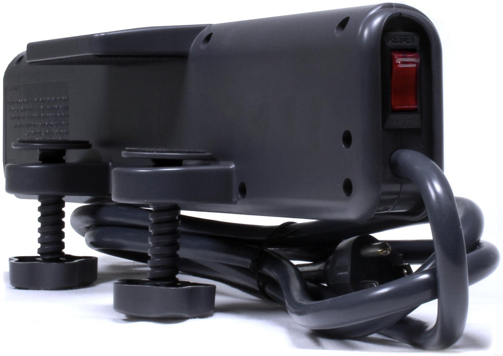 Plugable 6-Outlet Clamping Desk Mountable Power Strip With 2-Port USB ...